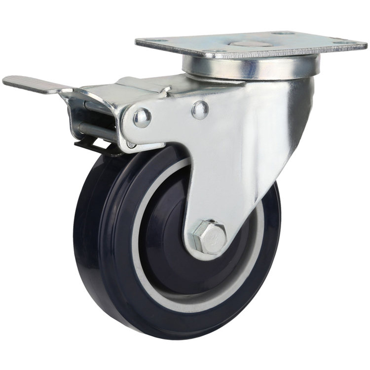 4 inch silent ball trolley wheel