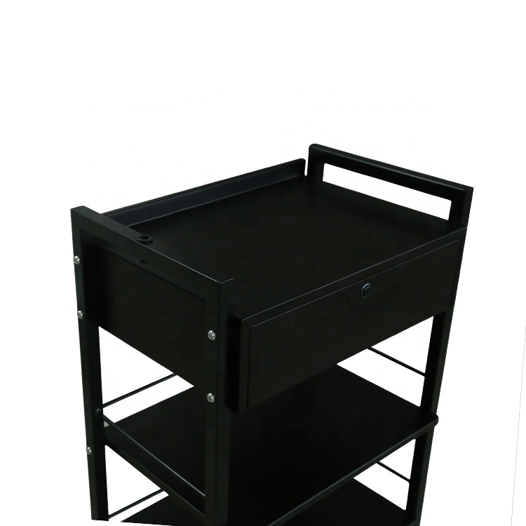 Black and white multi-layer trolley