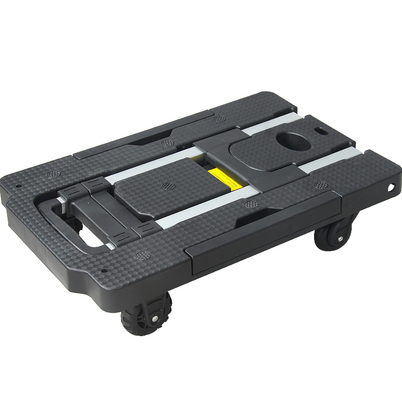 Black small folding platform trolley