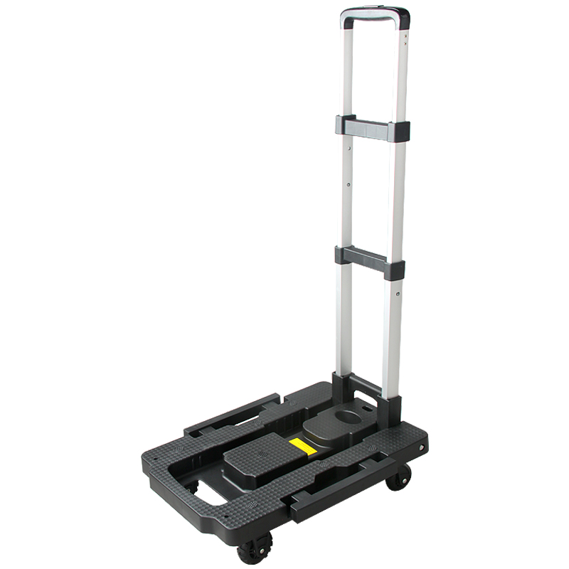 Black small folding platform trolley