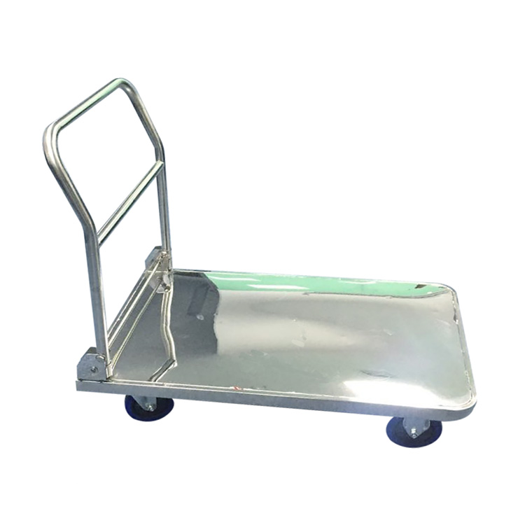 Classic factory uses industrial trolleys