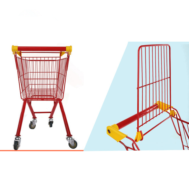 Color cute children shopping trolley