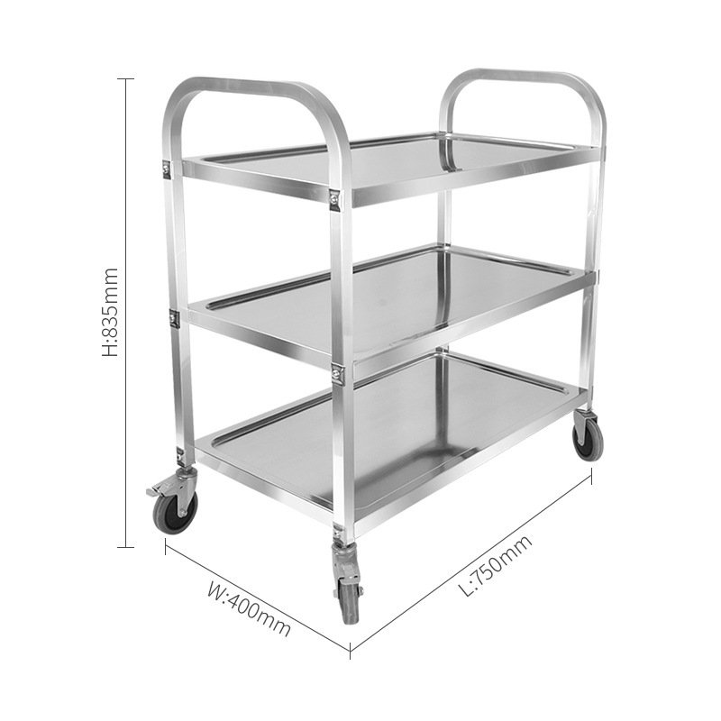 Custom size steel multi-layer trolley