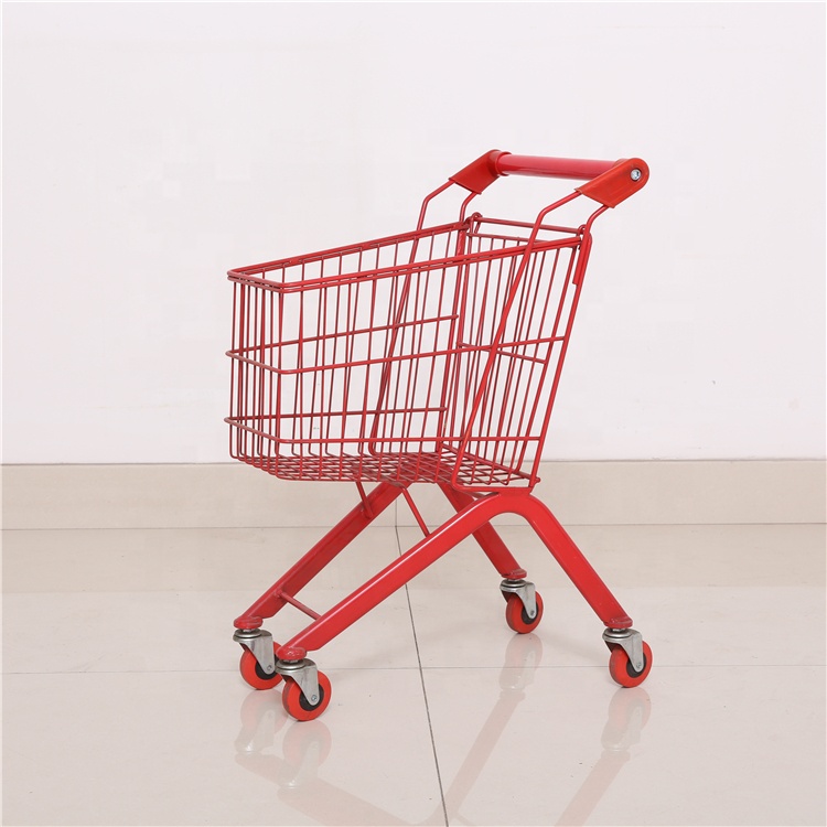 Custom supermarket European style trolley
