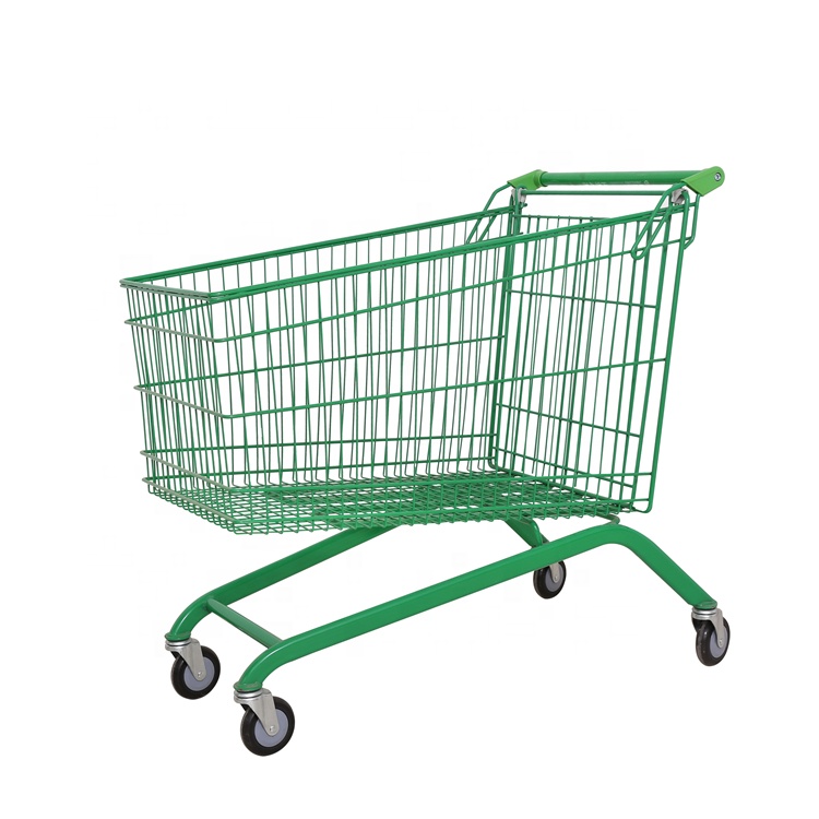Custom supermarket European style trolley