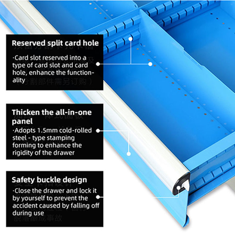 Customized large metal tool trolley