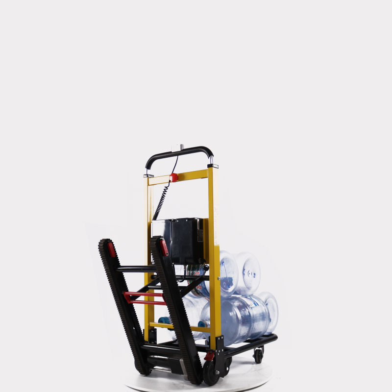 Folding industrial adjustable logistics trolley