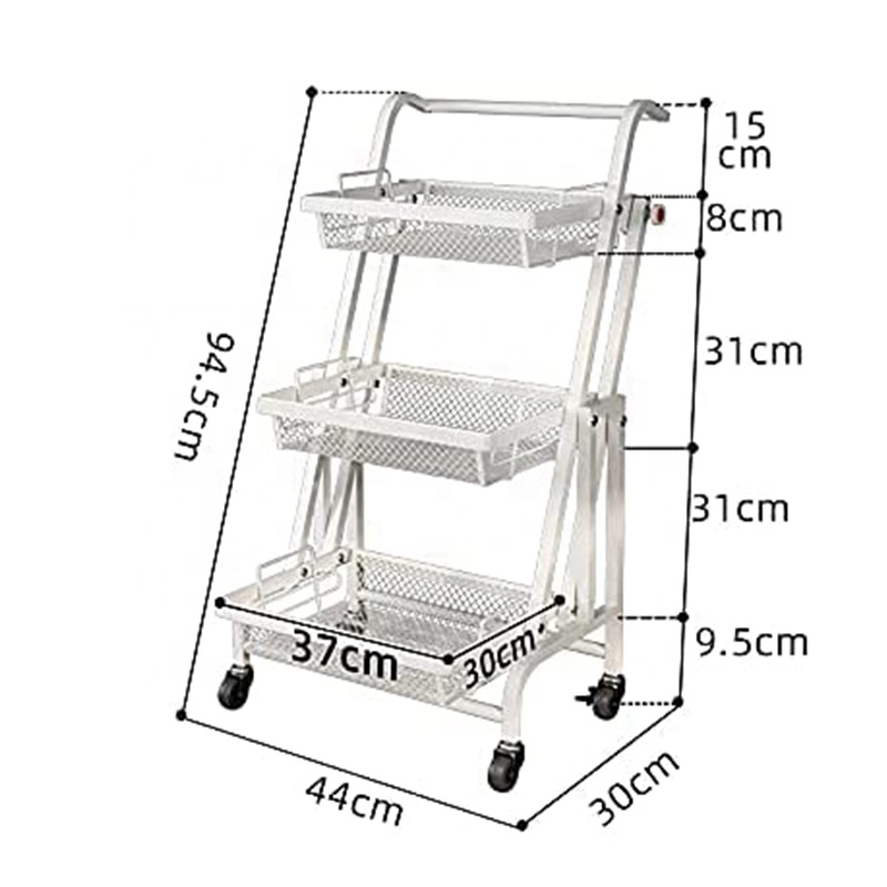 Handling of multi-layer wheeled trolleys