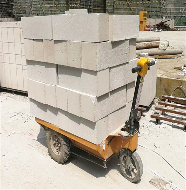 Heavy-duty 3-wheel electric platform trolley