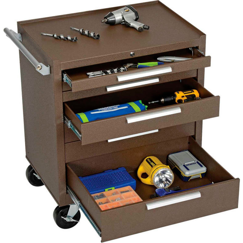 Setting up a professional workspace with tool trolleys