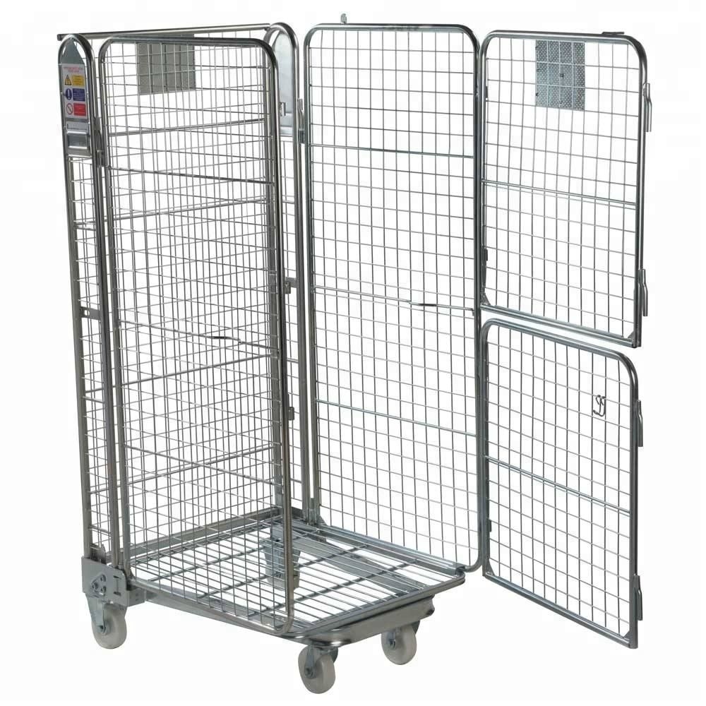 What is a warehouse cage trolley?