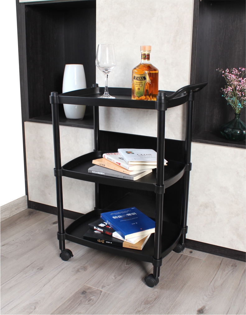 High-end multifunctional multi-layer trolley