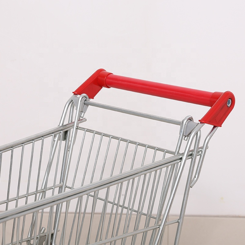 High quality galvanized shopping trolley