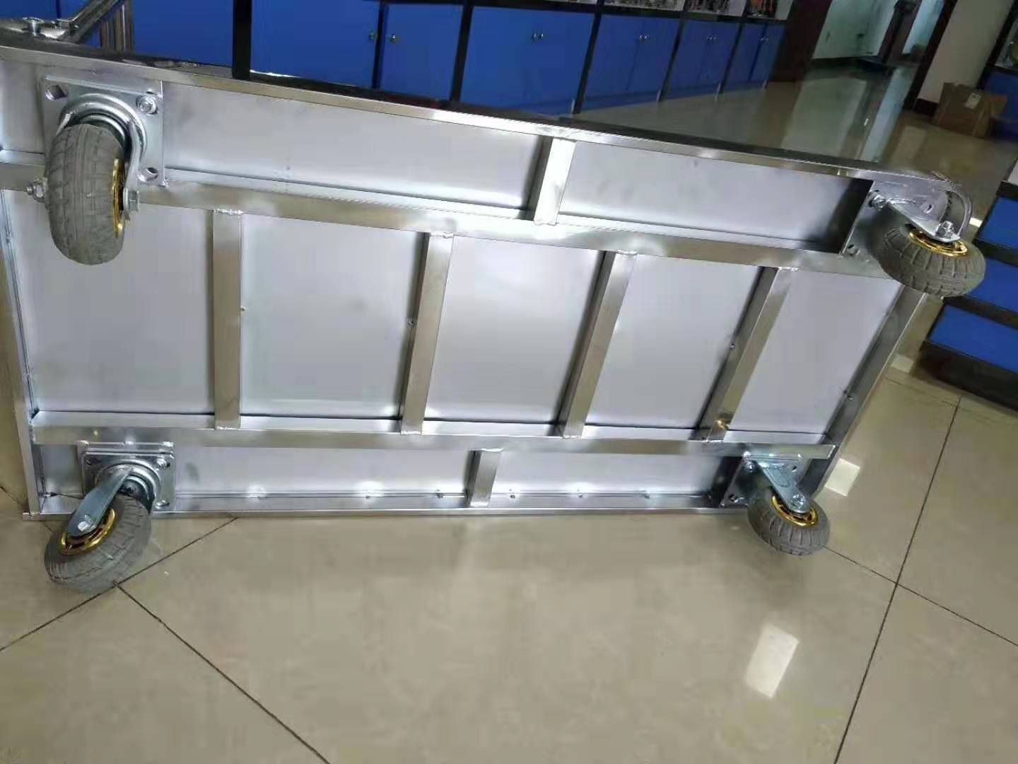 High quality stainless steel flat trolley