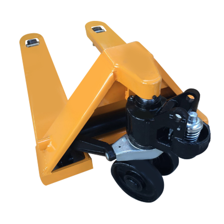 Hydraulic lifting manual pallet trolley