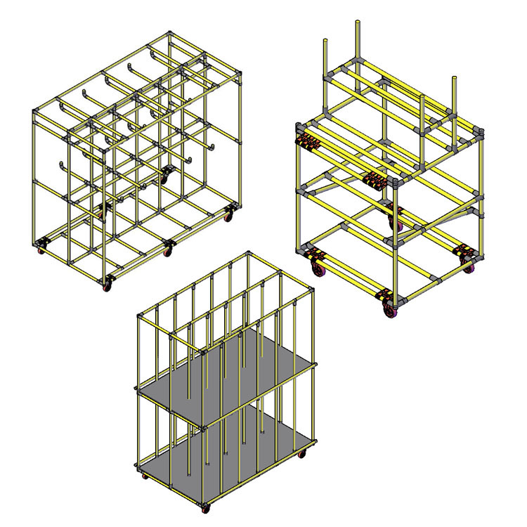 Manufacturer custom multi-layer trolley