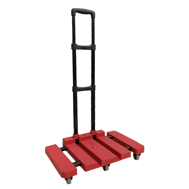 Portable color folding platform trolley