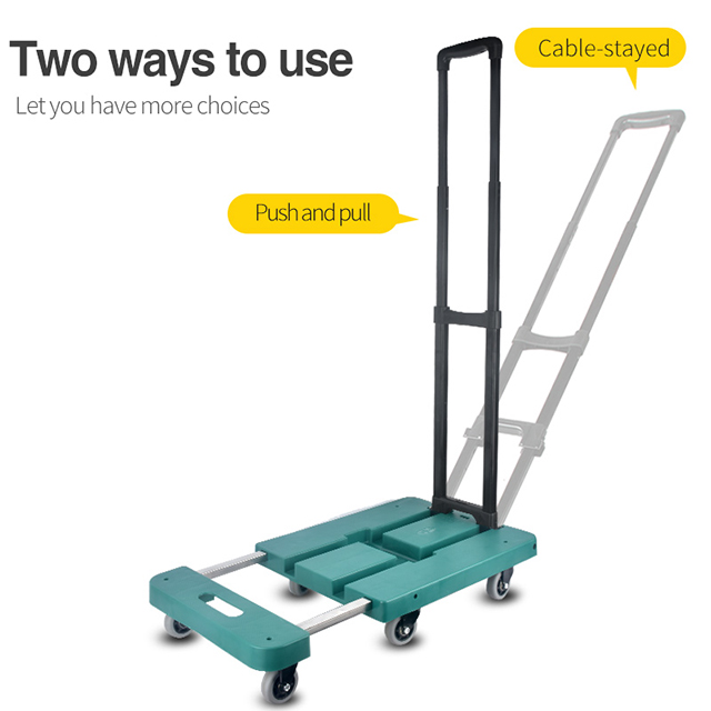 Portable household small platform trolley