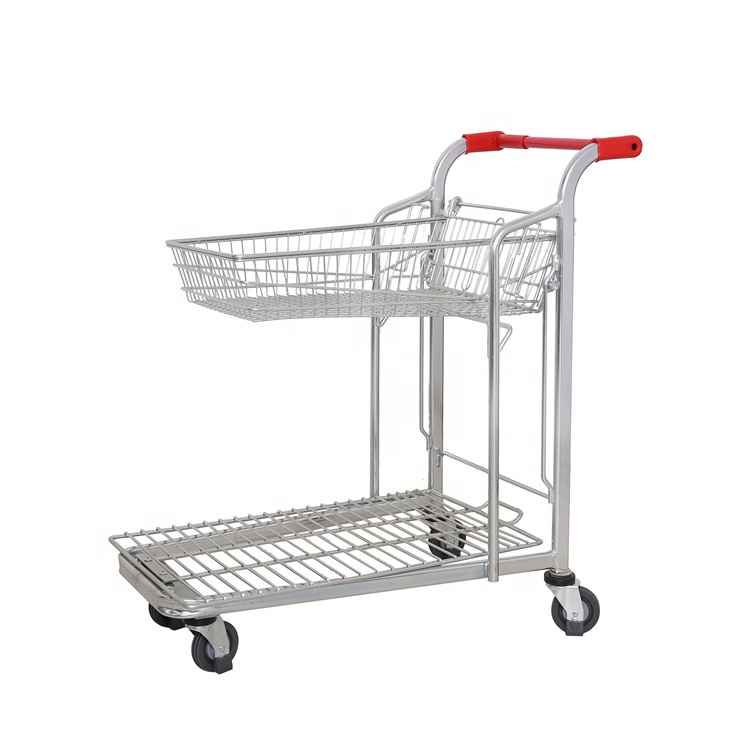 Retail wholesale folding shopping trolley