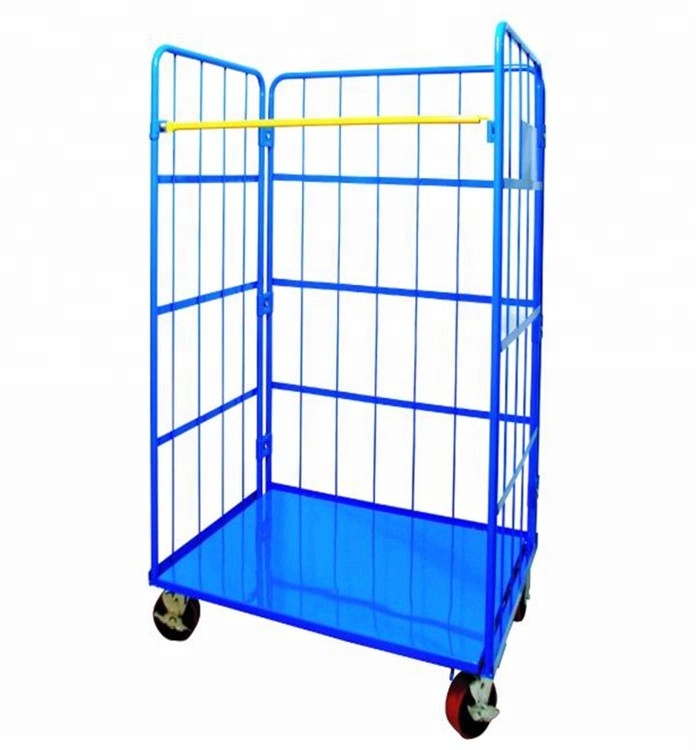 Safe detachable material handling trolley