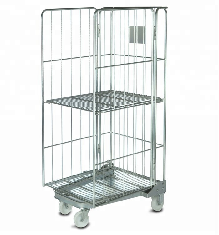 Safe detachable material handling trolley