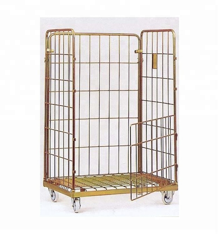 Safe detachable material handling trolley