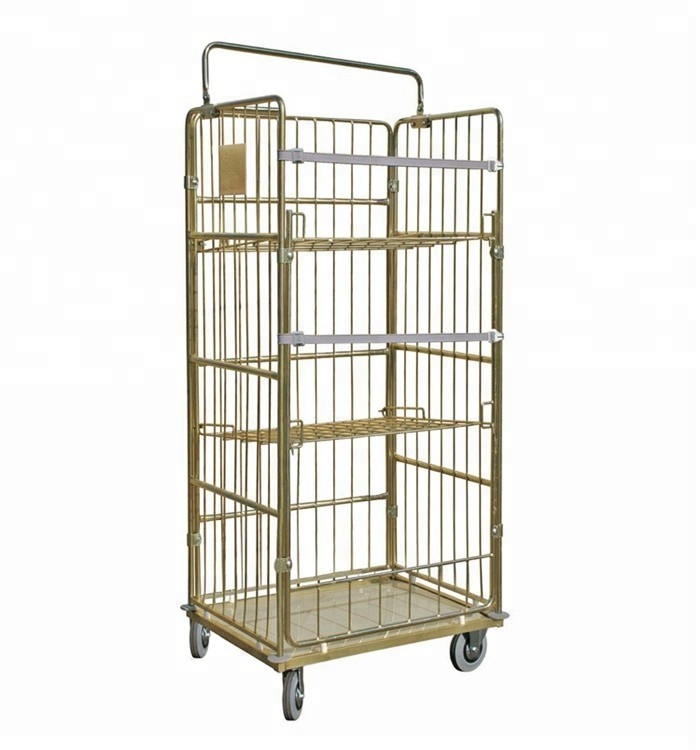 Safe detachable material handling trolley