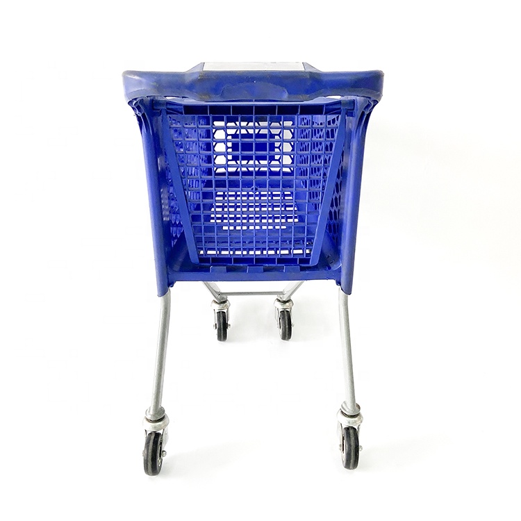 Small safe plastic shopping trolley