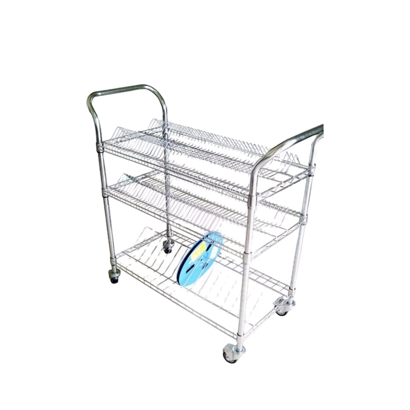 Stainless steel high-load multi-layer trolley