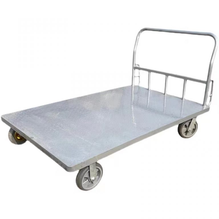 Steel simple design platform trolley