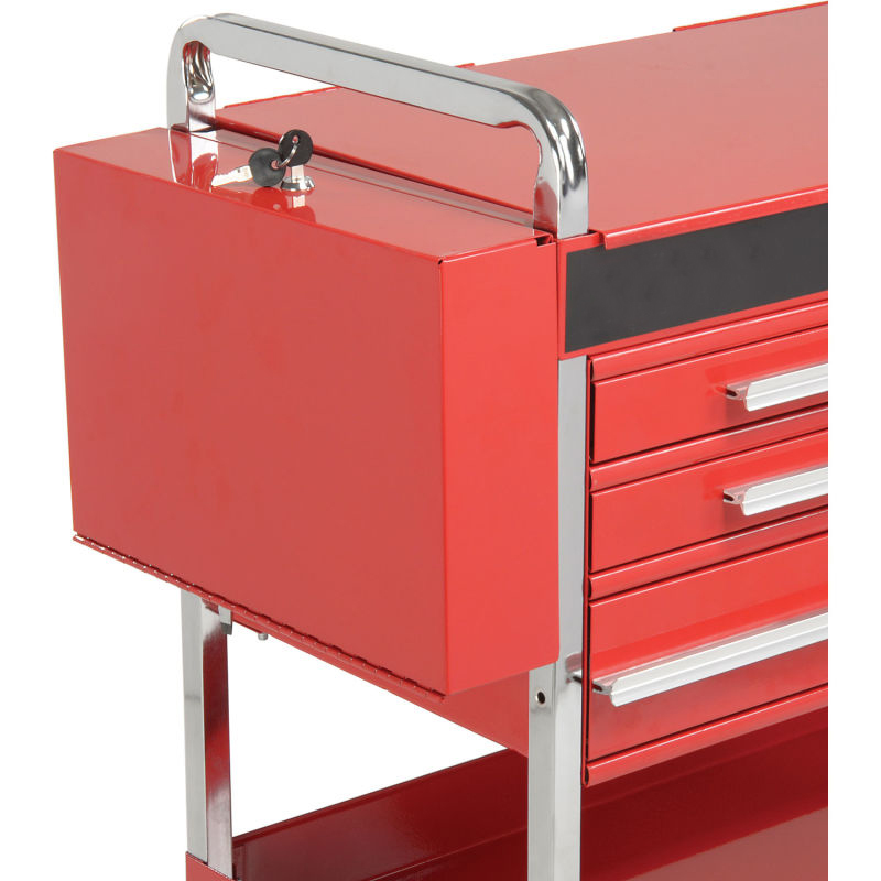 Super storage red tool trolley