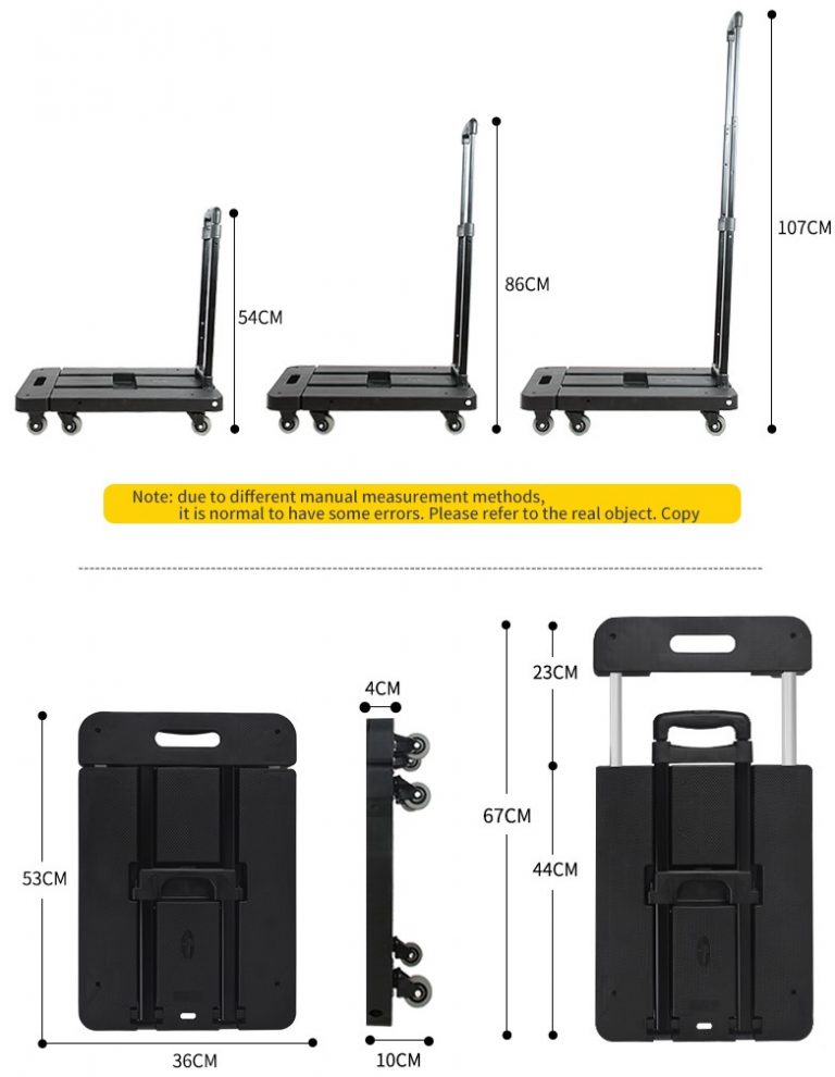 Introduce flat trolley size parameters, Custom any size of trolley as ...