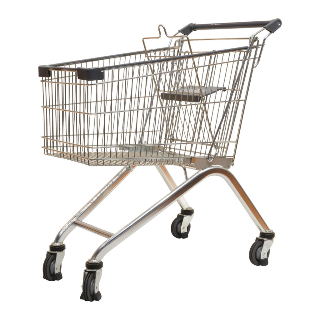 European Style Shopping Trolleys for Supermarkets and Stores